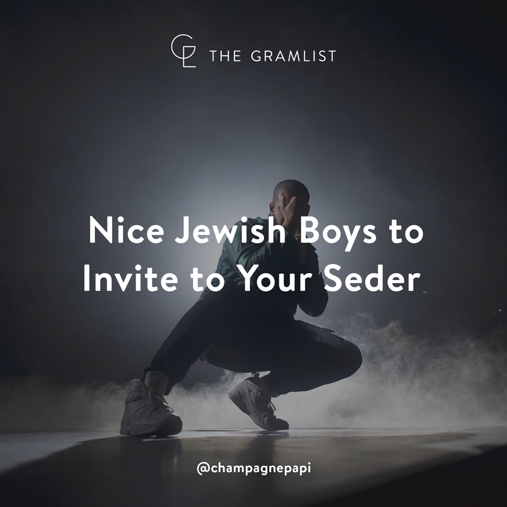 Nice Jewish Boys to Invite to Your Seder - The Gramlist